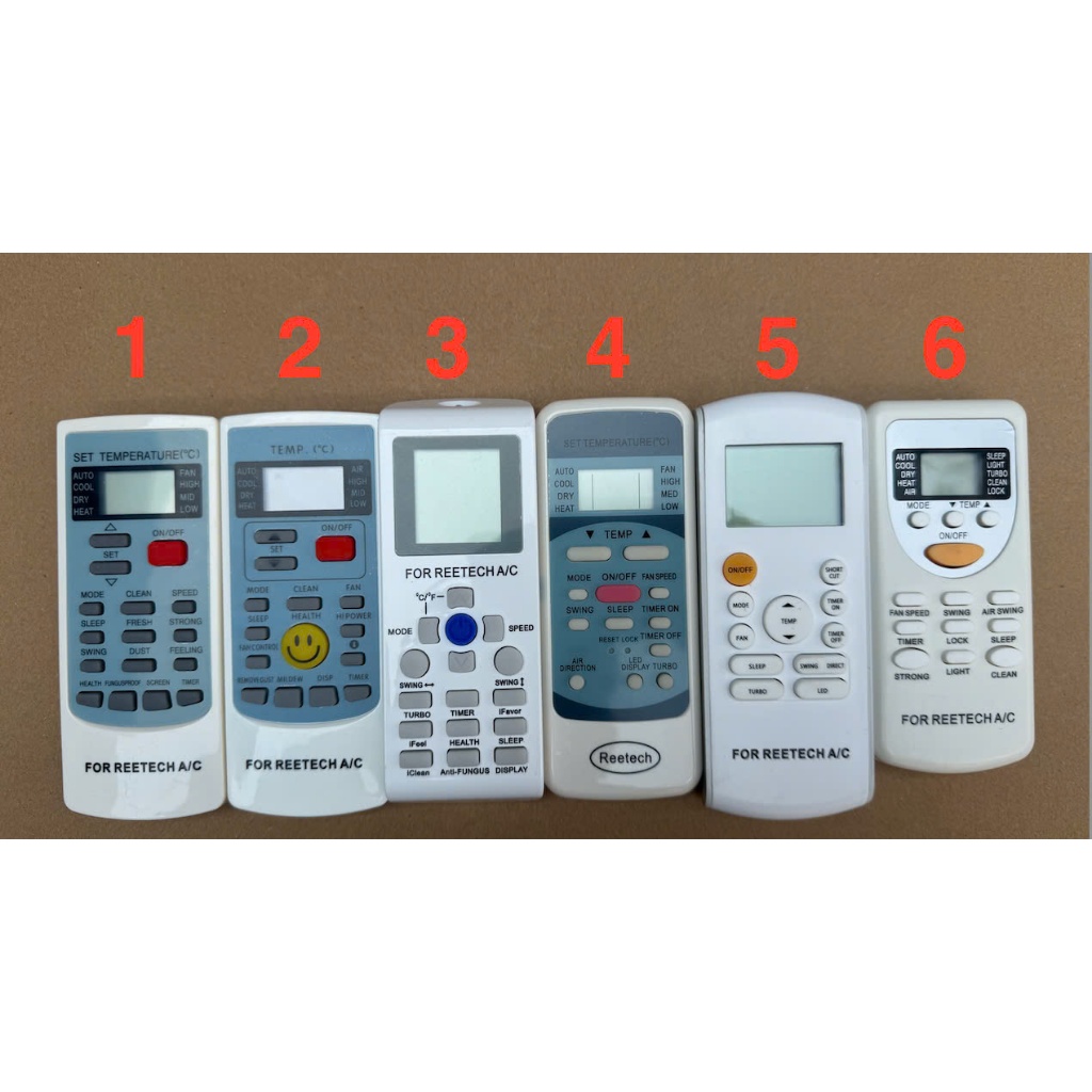 REMOTE máy lạnh REETECH REMOTE REETECH, điều khiển điều hòa REETECH ...