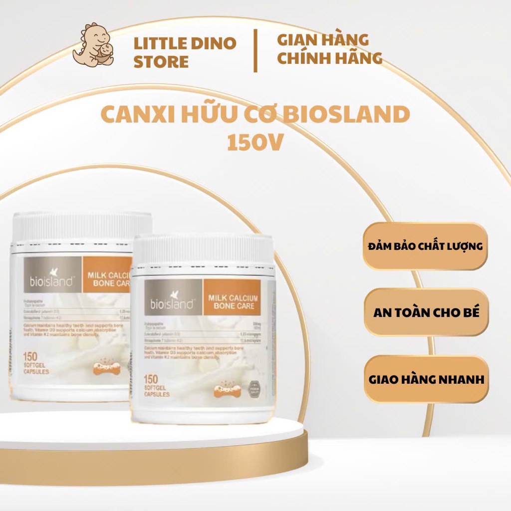 Viên Uống Bổ Sung Canxi Milk Calcium Bone Care Bio Island ( BoneCare ...