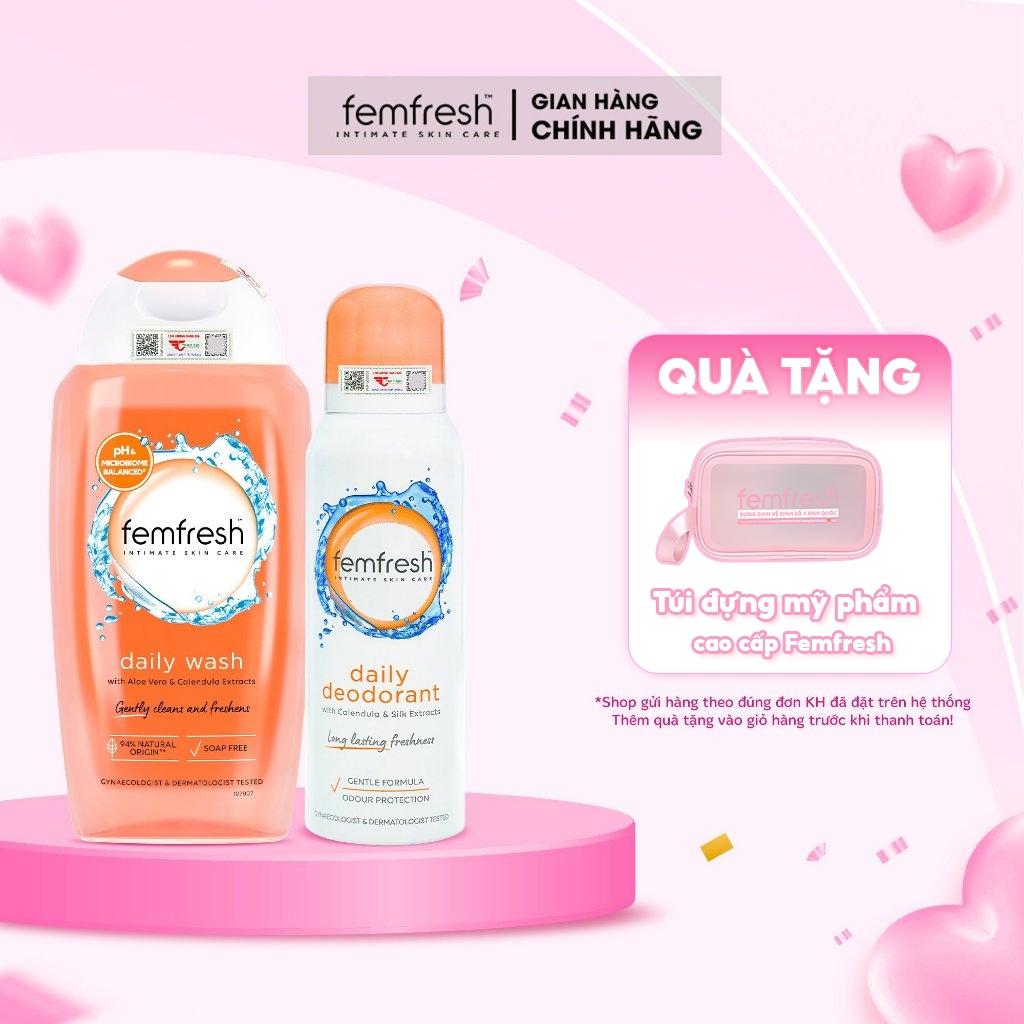 [COMBO TƯƠI MÁT] DDVS Femfresh Daily Intimate Wash + Xịt Thơm Mát ...