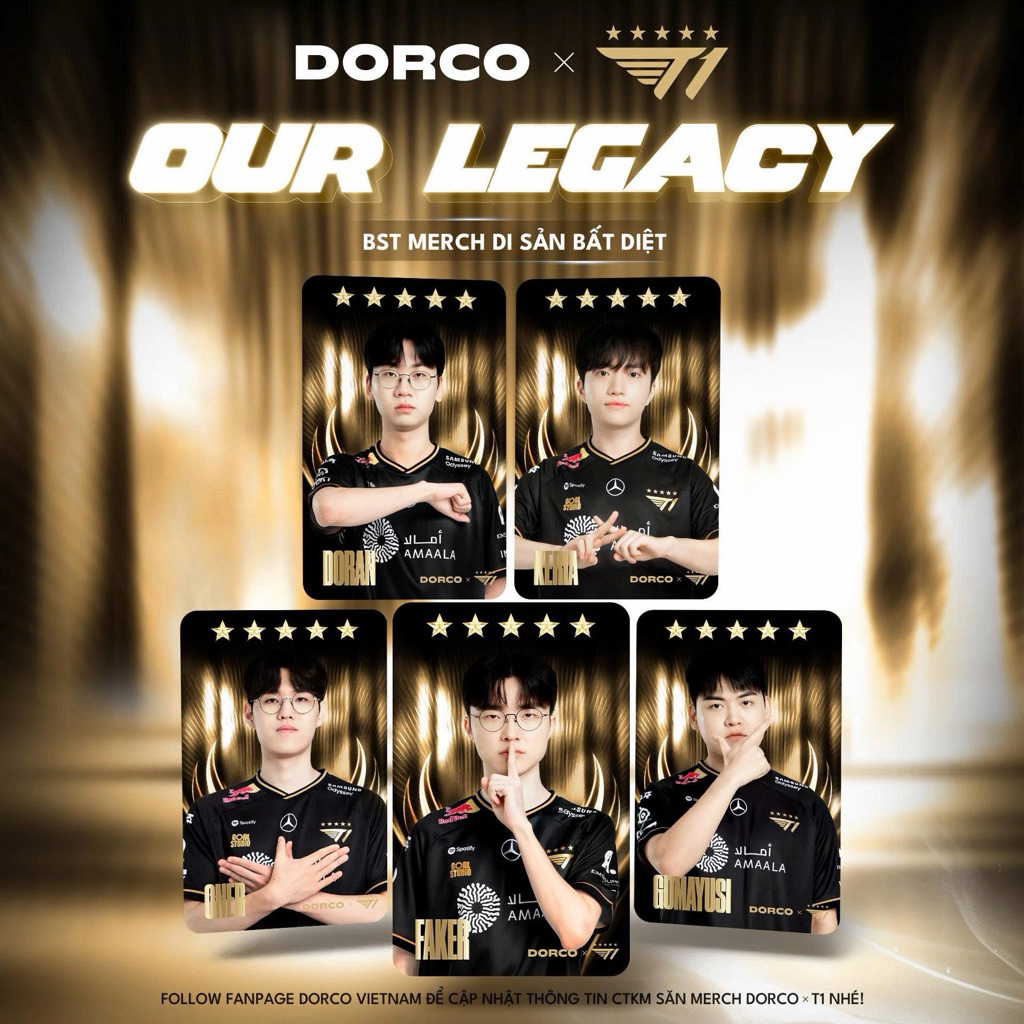 Card Bo Góc Tuyển Thủ SKT T1 Gold Phiên Bản Giới Hạn | Shopee Việt Nam