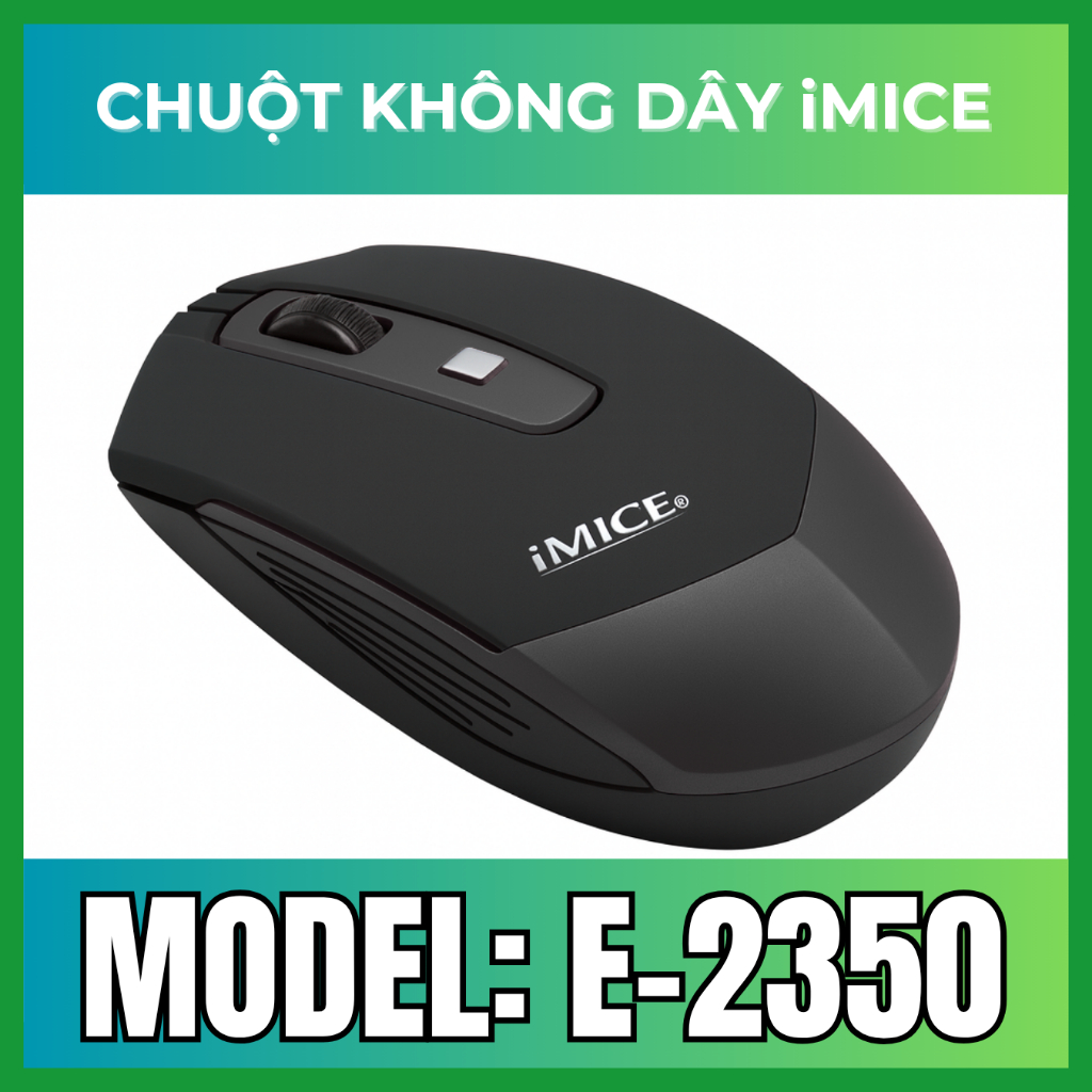 Chuột Không Dây iMICE E-2350 2.4GHz – Kết Nối USB Bluetooth, Tương ...