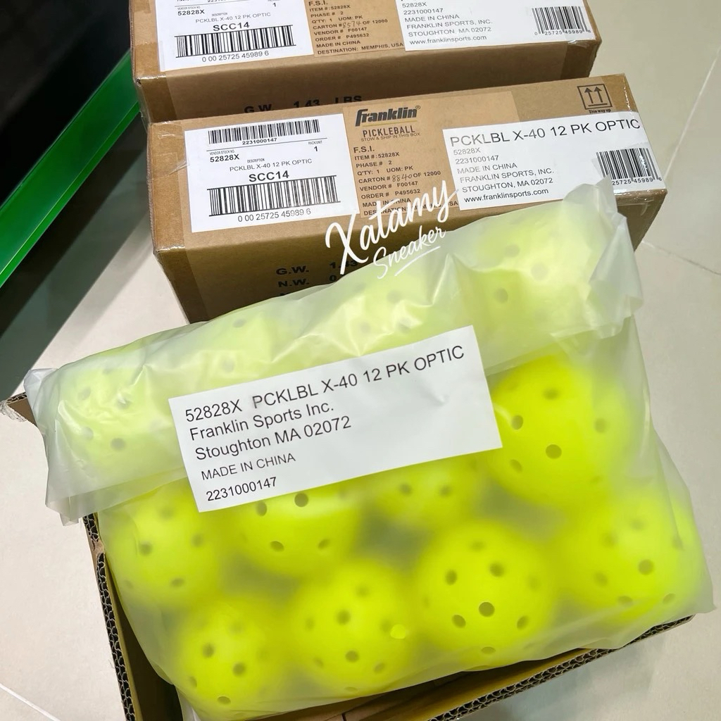 Banh Pickleball Franklin 40 Hole 12 Quả (Bill Mỹ) | Shopee Việt Nam