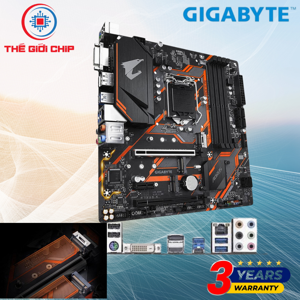 Mainboard (Bo mạch chính) GIGABYTE B365 M AORUS ELITE (M.2 wifi) I like ...