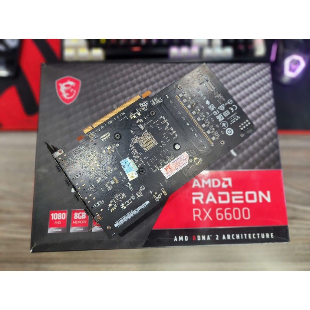 VGA RX 6600 8GB GDDR6 MSI ARMOR Full Box trùng seri | Shopee Việt Nam