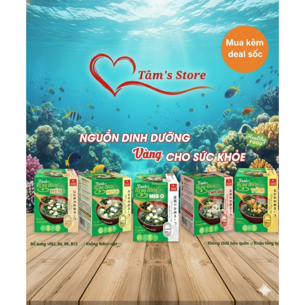 Combo 3 hộp mix vị Canh rong biển ăn liền Asuzac - MTâm's Store ...