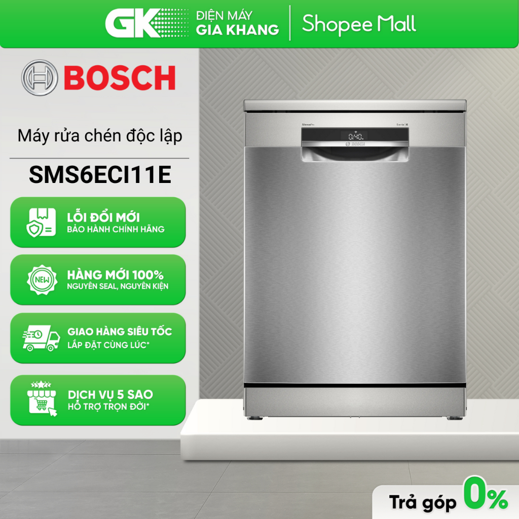 SMS6ECI11E | SMS6ZCI49E - Máy Rửa Chén Độc Lập Bosch SMS6ZCI49E [Toàn ...