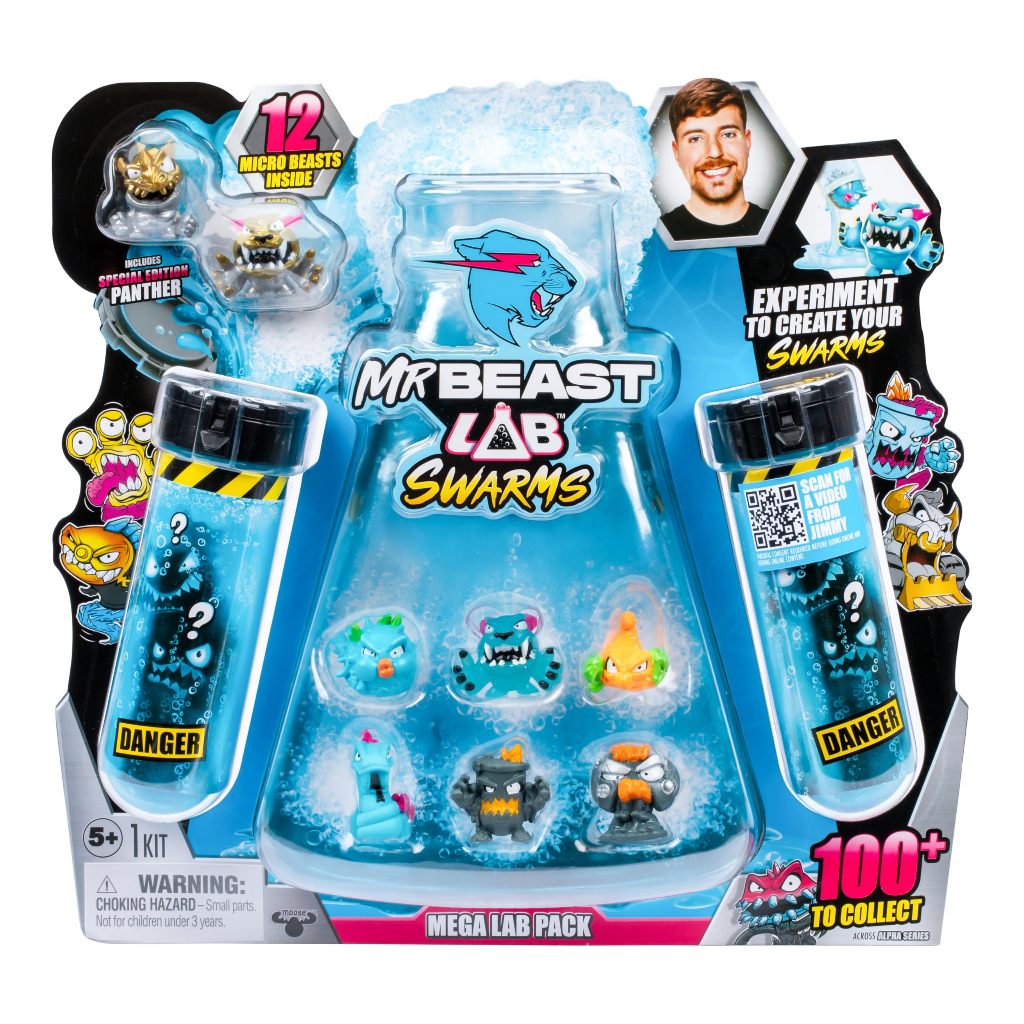 [2WinStore] Bộ Đồ Chơi MrBeast Lab Swarms – Mega Lab Pack (12 Quái Thú ...