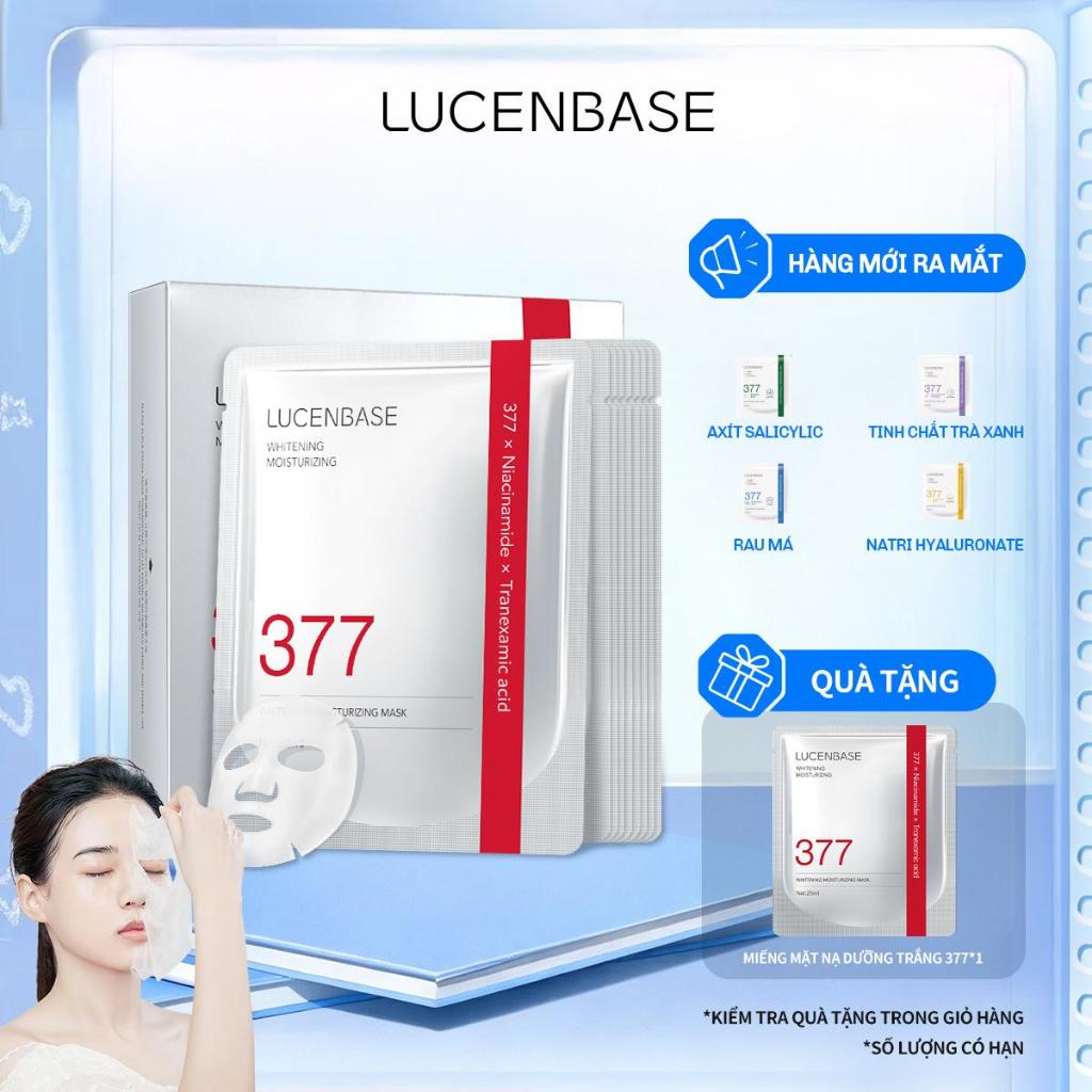 【Nâng Cấp!】Mặt nạ LUCENBASE 377 – Cơ bản / Lacto / HA / Collagen / Than ...