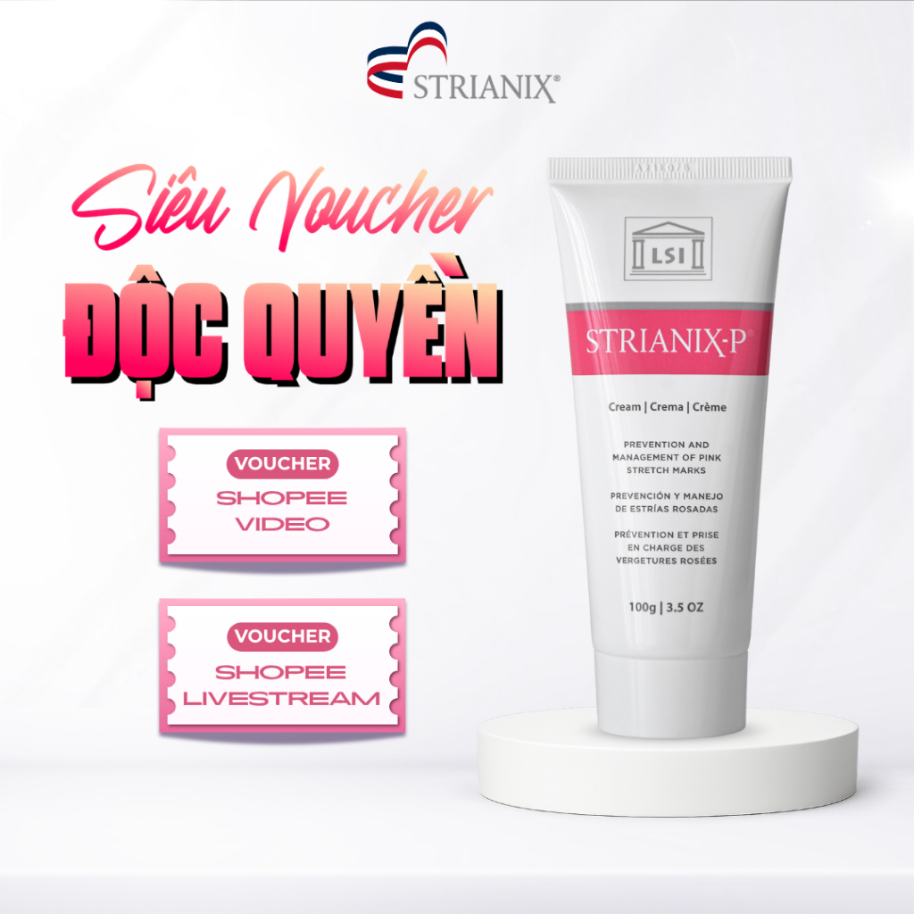 (CÓ QUÀ) Kem Rạn Đỏ STRIANIX-P 100g Làm Mờ Rạn Đỏ, Giảm Ngứa Rạn Nhập ...