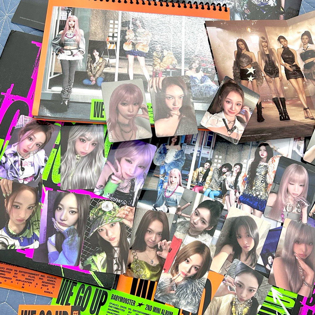 Tổng hợp card BABYMONSTER WE GO UP BAEMON POB chính hãng YG | Shopee ...