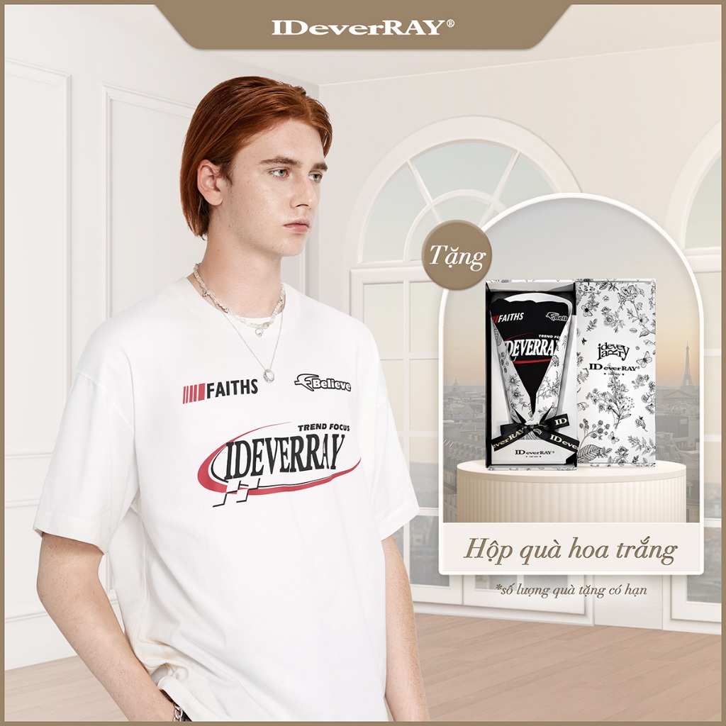 [IDeverRAY] {HỘP HOA TRẮNG} Áo thun unisex cao cấp chính hãng IDeverRAY ...