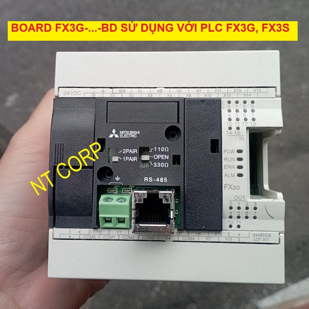 FX3G-485-BD, FX3G-485-BD-RJ, FX3G-232-BD Board mở rộng truyền thông RS ...