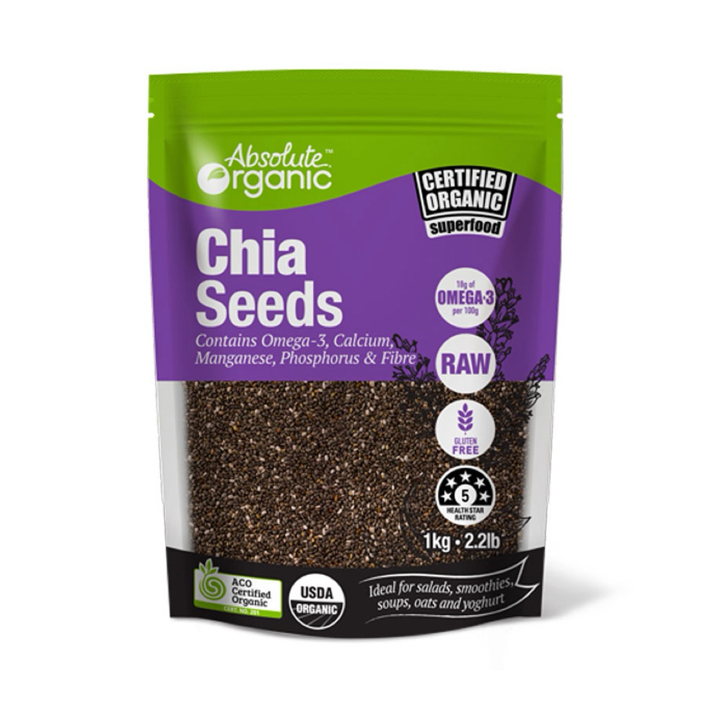 Hạt chia tím Organic đẹp da, tốt cho tim mạch người tiểu đường, tốt cho ...