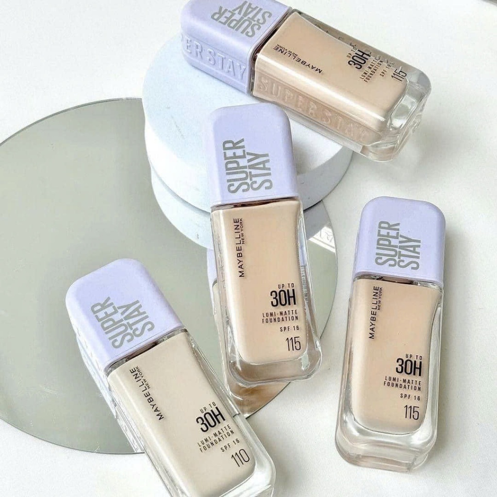[BỀN 30 GIỜ] KEM NỀN MAYBELLINE SUPER STAY 30H LUMI MATTE - LÌ NHƯNG ...