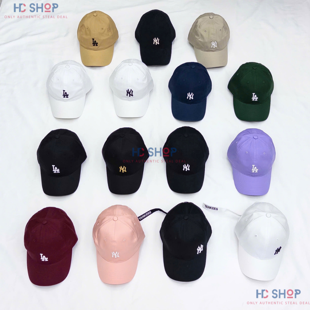 [Chính hãng] Mũ/ Nón lưỡi trai MLB logo nhỏ NY, LA, BOSTON, thêu full ...