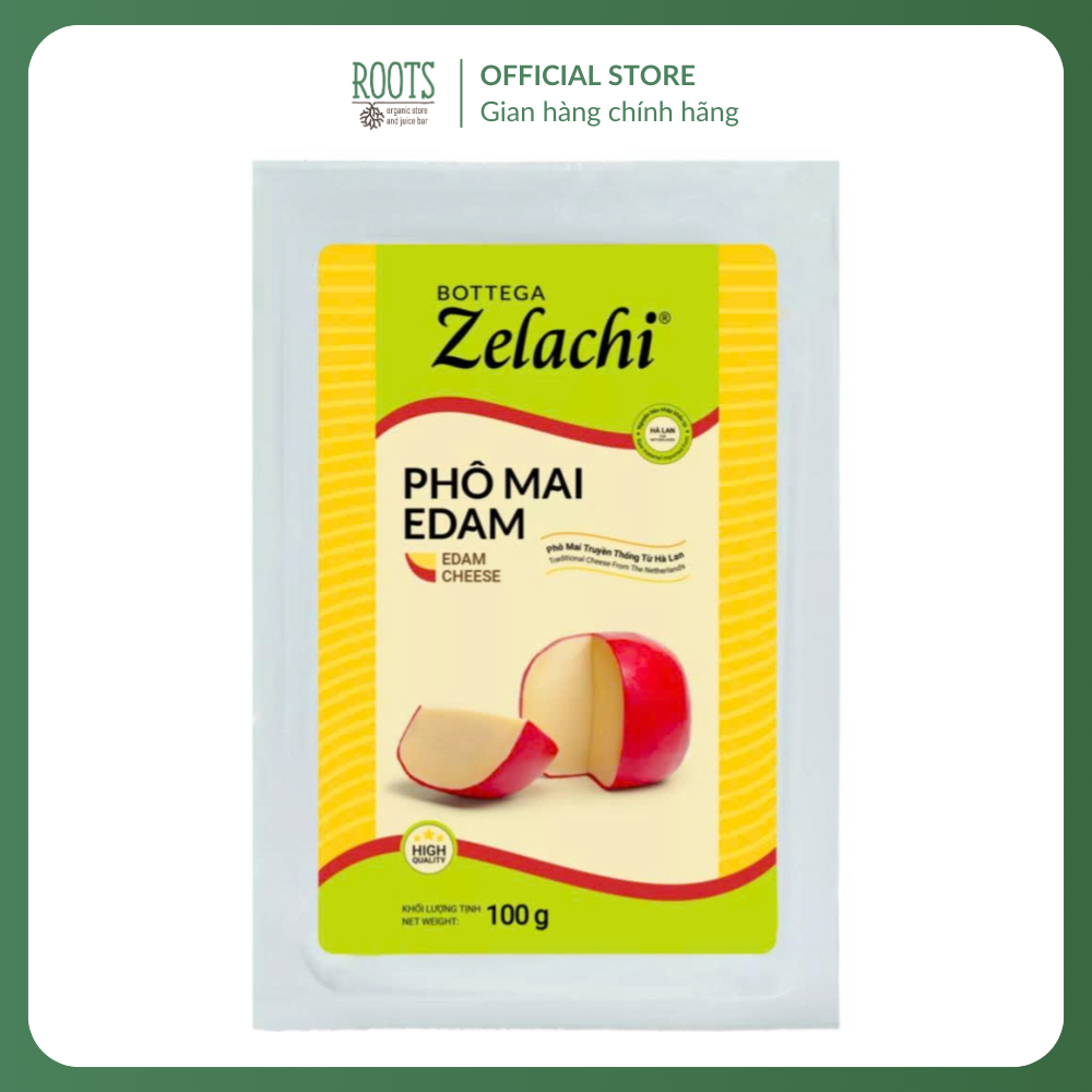 (Ship hỏa tốc) BOTTEGA ZELACHI - Phô Mai Edam Khối, Edam Cheese (100g ...