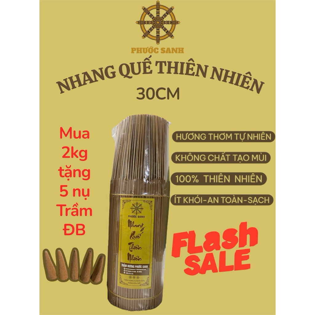 NHANG QUẾ 30CM- THƠM NHẸ DỊU, ÍT KHÓI | Shopee Việt Nam