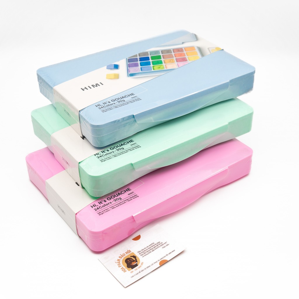 [ĐẬU HỎI]-Màu gouache HIMI chính hãng New Vision-18/24 màu | Shopee ...