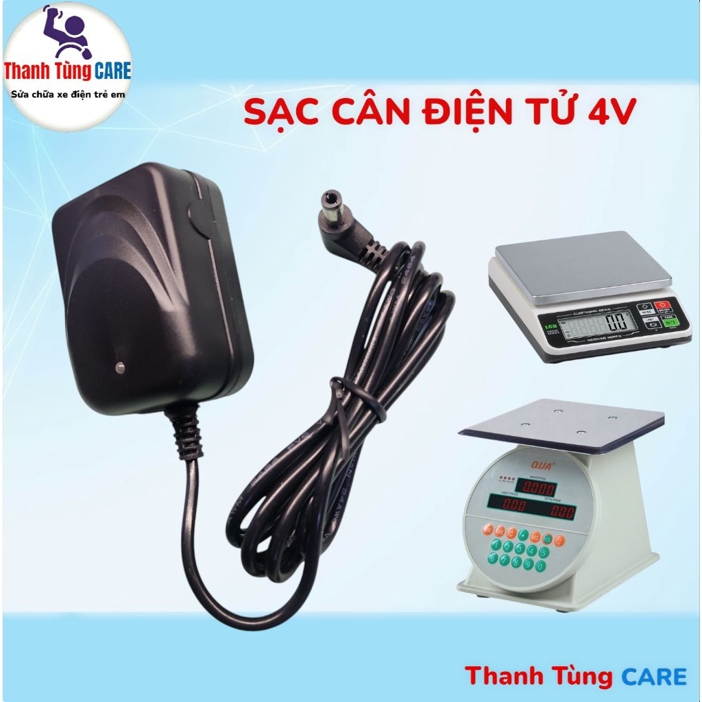 Sạc cân điện tử 4V, Cục sạc pin cân điện tử 4V | Shopee Việt Nam