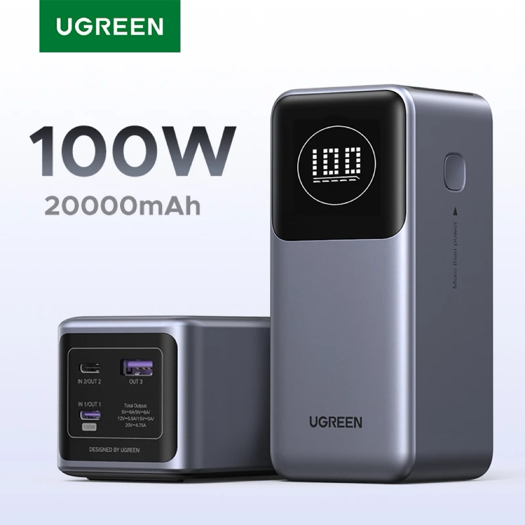 Pin sạc dự phòng 20000mAh 100W Ugreen Nexode PB725 sạc nhanh PD3.0 ...