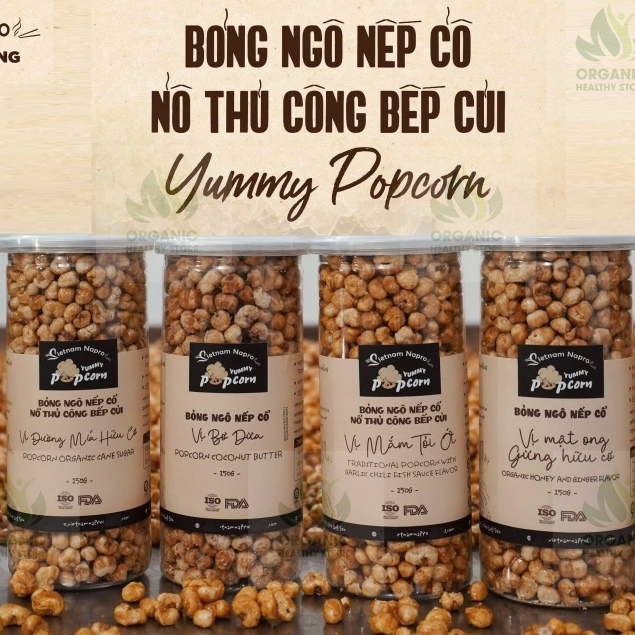 Bỏng Ngô Nếp Cổ Yummy Popcorn VIETNAM NAPRO 150g | Shopee Việt Nam