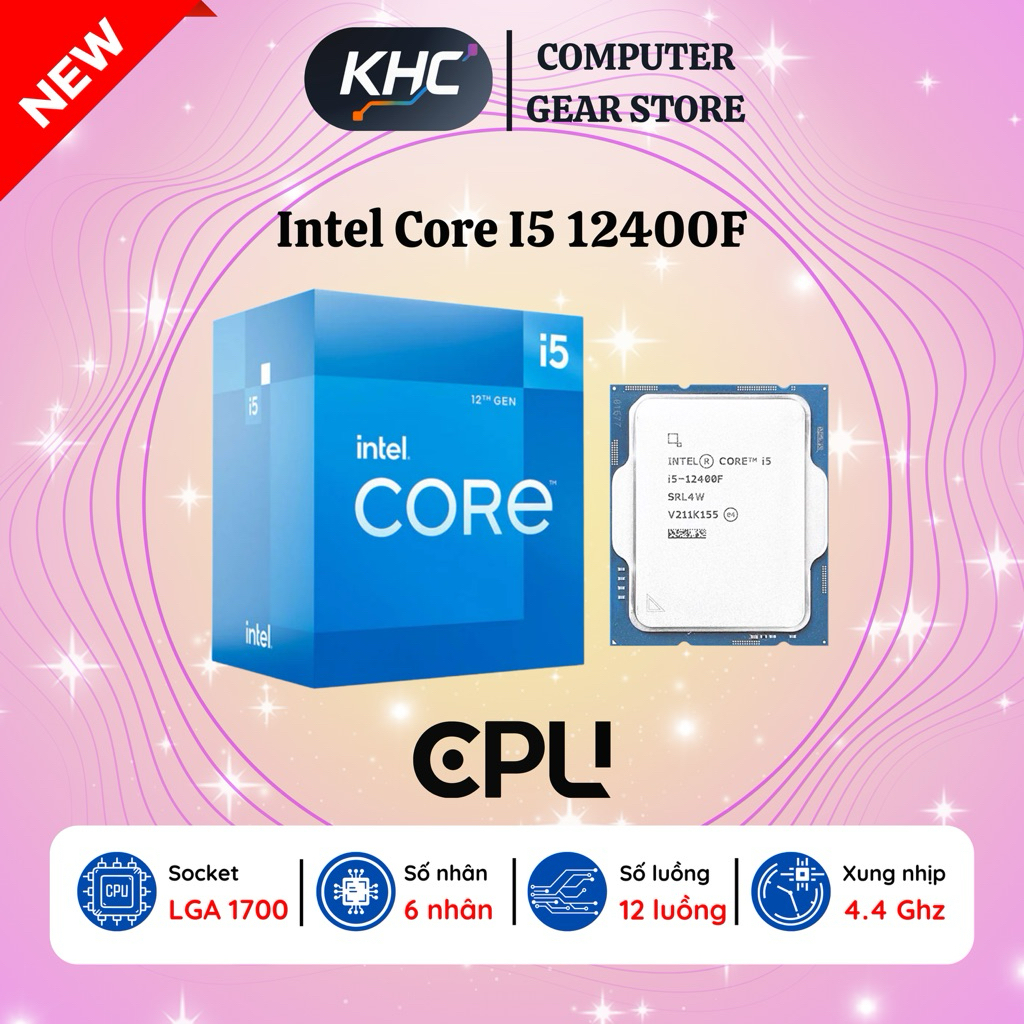 CPU Intel Core i5 12400F/13400F/14400F - Bảo Hành 36 Tháng (Full VAT ...