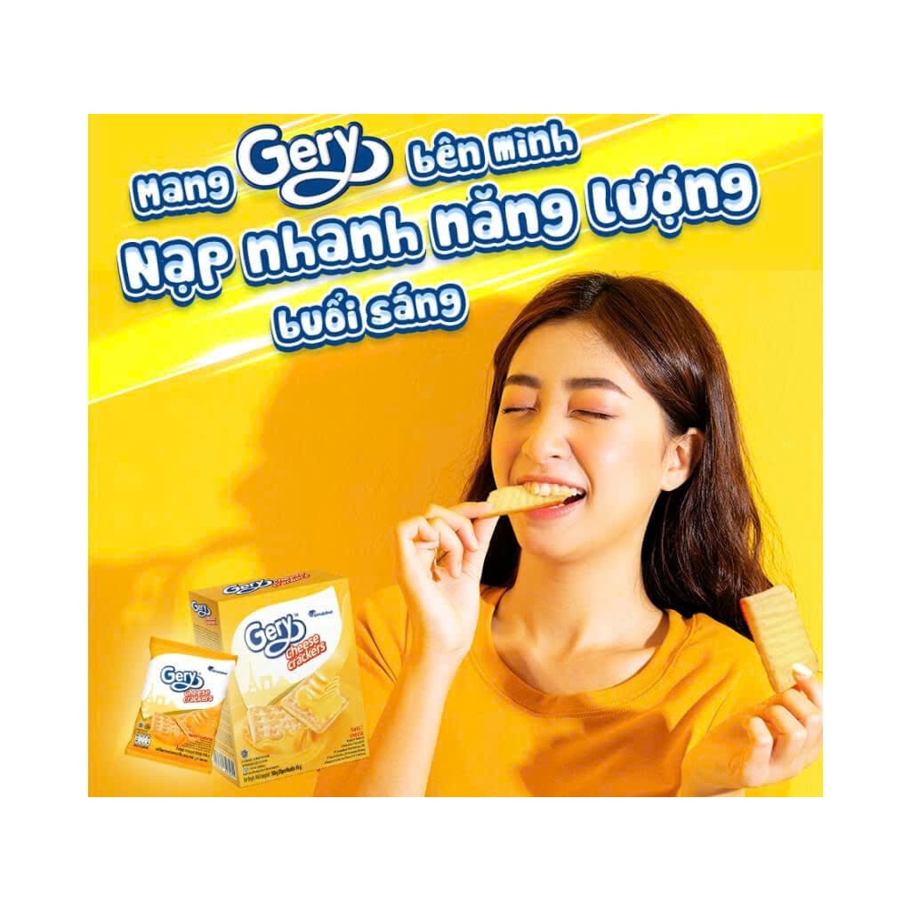 Bánh Quy Gery Cheese Crackers – Phô Mai Ngọt – Hộp 180g (20 cái ...
