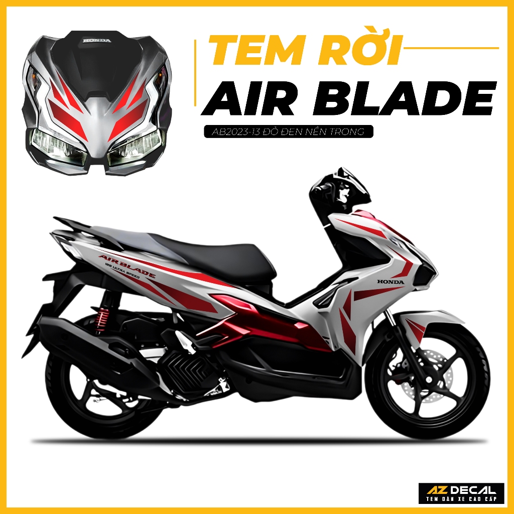 Tem Air Blade 2023 - 2025 Thiết Kế Gradient | AB2023-16 | Team Decal ...