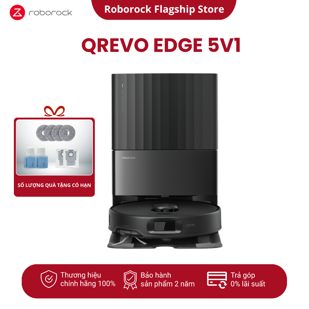 Robot Hút Bụi Lau Nhà Roborock QRevo Edge 5V1 | Qrevo Pro - Chính Hãng ...