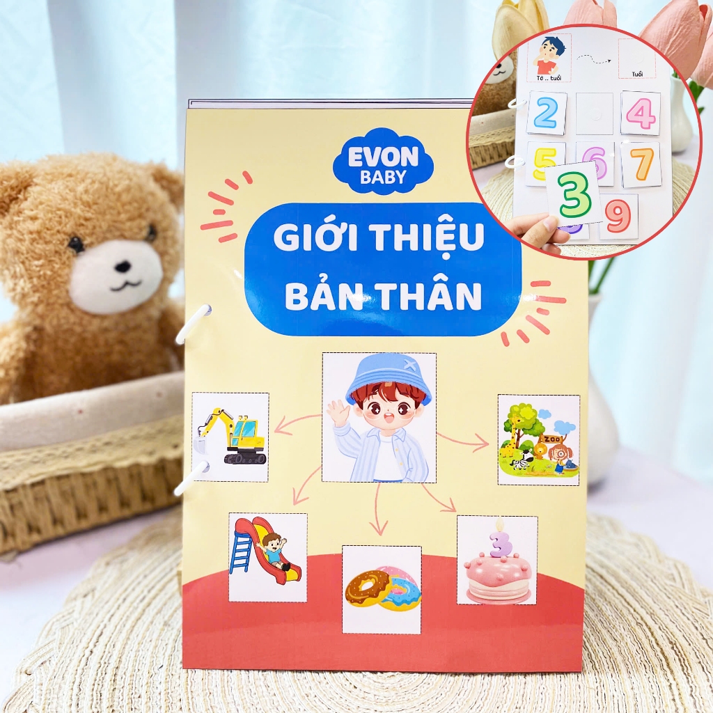 Thẻ BÓC DÁN Tập Nói EVON – GIÚP TRẺ TỰ TIN GIỚI THIỆU BẢN THÂN | Shopee ...