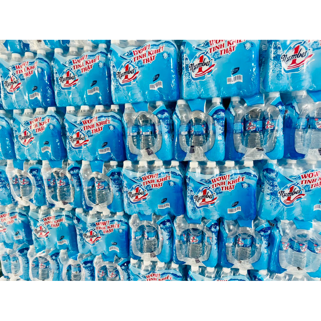 ( 24 chai ) nước suối tinh khiết Number 1 - chai 500ml x 24 chai ...