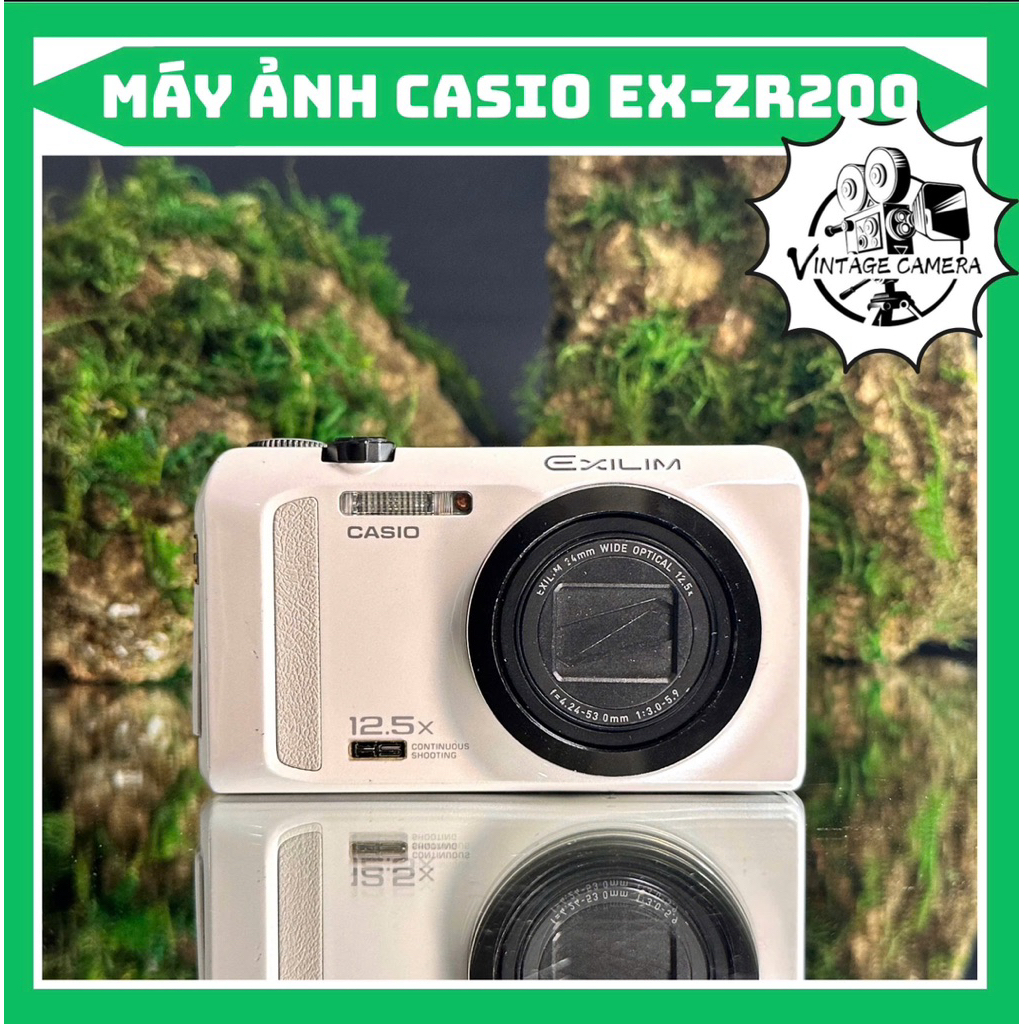 Máy ảnh KTS Casio ZR200 . 16.1 Megapixel ( Máy mới 99% ) | Shopee Việt Nam