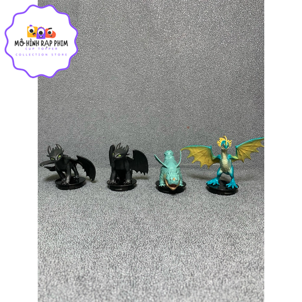 MÔ HÌNH RẠP PHIM, CUP TOPPER FIGURE PHIM HOW TO TRAIN YOUR DRAGON ...