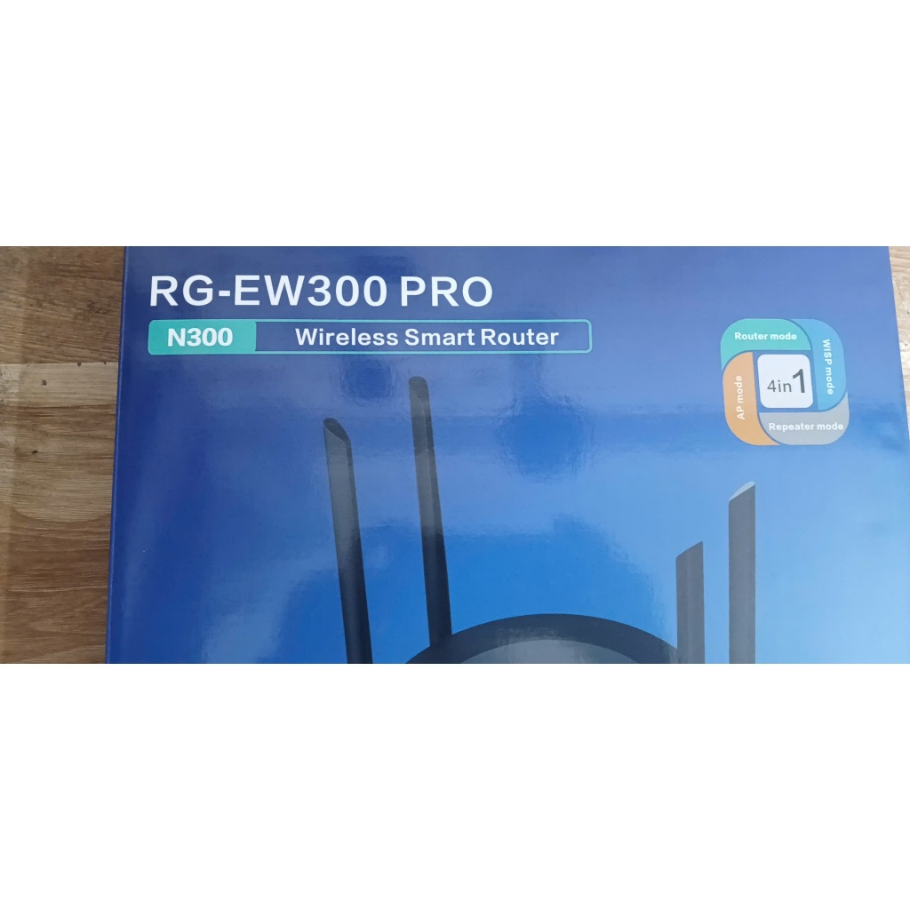 Bộ phát WiFi 4 râu , quản lý qua app RG-EW300 PRO EW300 EW300N (new ...