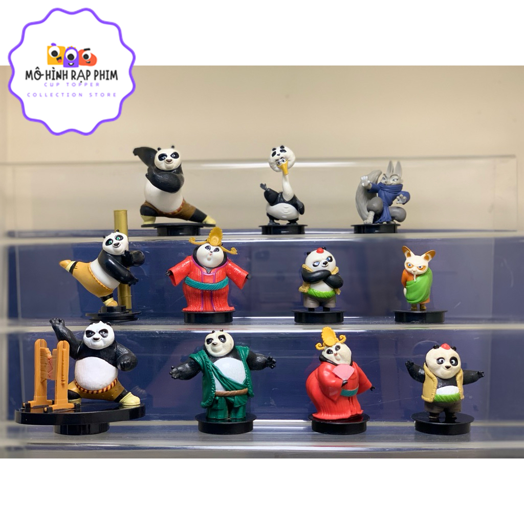MÔ HÌNH RẠP PHIM, CUP TOPPER FIGURE PHIM KUNGFU PANDA | Shopee Việt Nam