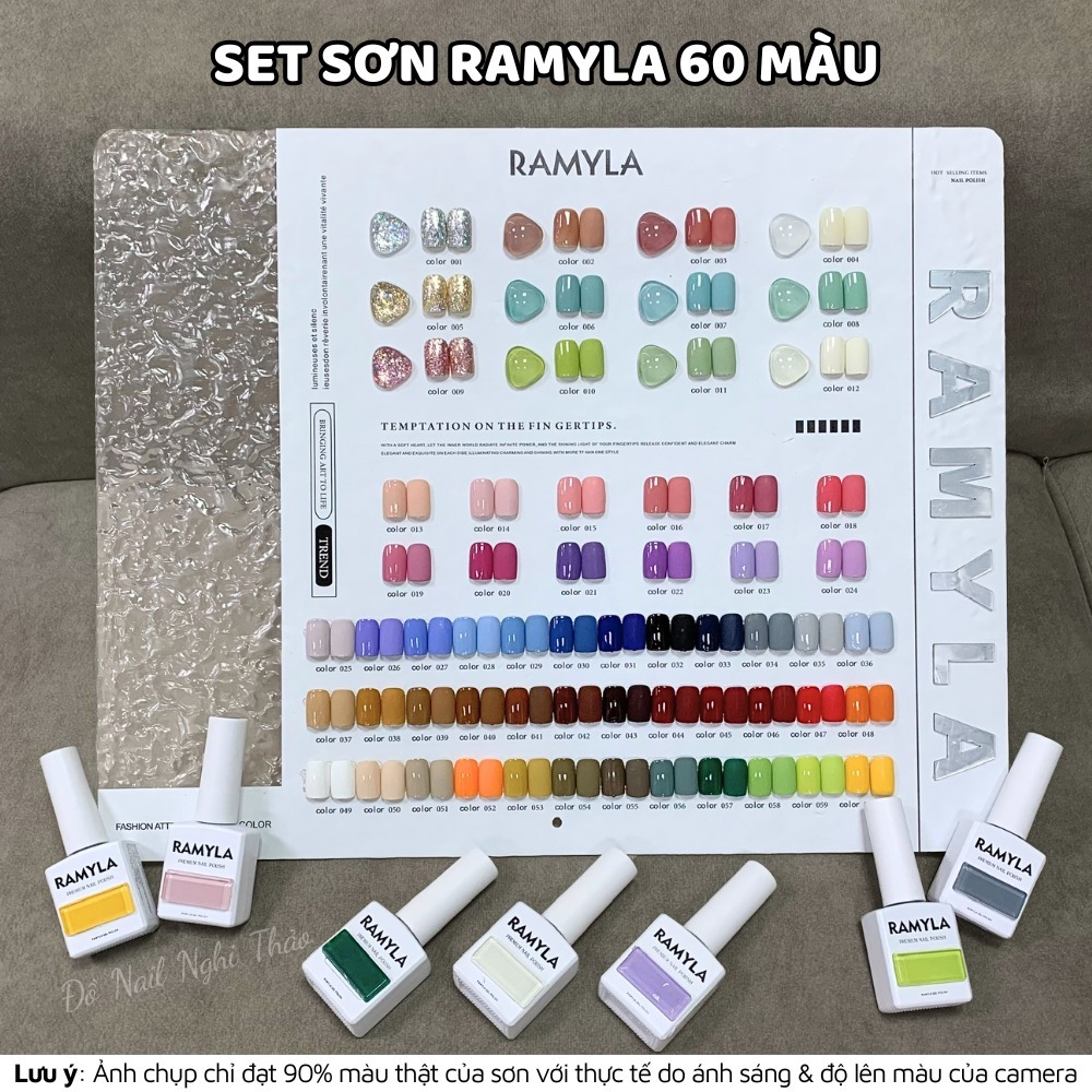 Set sơn gel Ramyla 60 màu | Shopee Việt Nam