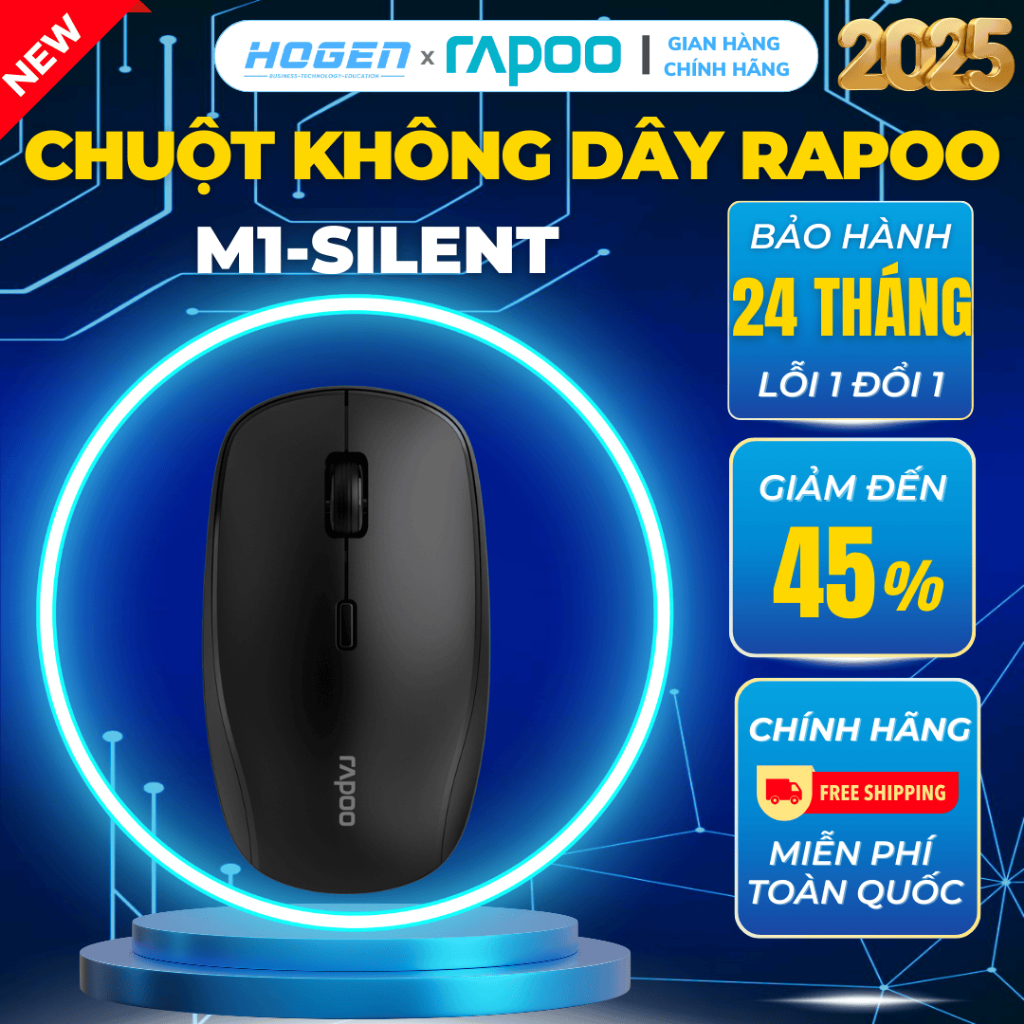 Chuột Không Dây Rapoo M1/M100 Silent - Bluetooth, Nhỏ Gọn, Tiếng Động ...