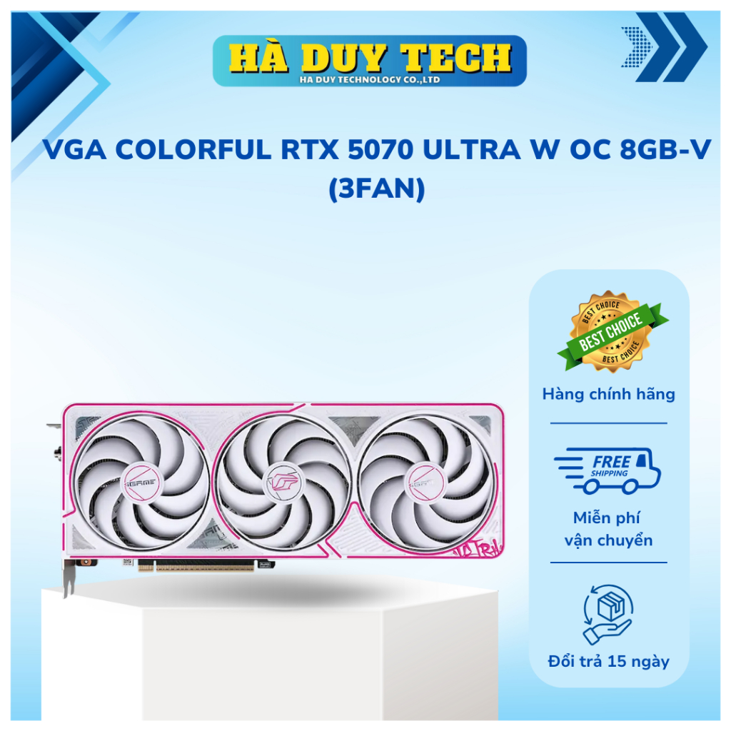 VGA COLORFUL RTX 5070 Ultra W OC 12GB-V (3Fan)- Chính Hãng- BH 36th ...