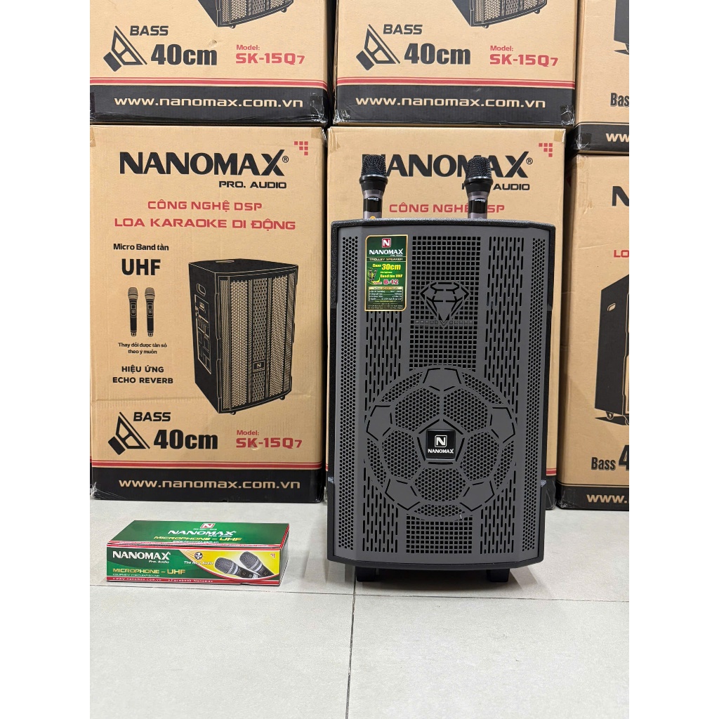 Loa Kéo Karaoke Mini B12 - Bass 3 Tấc Công Suất 260W xám Có Đọc USB Thẻ ...