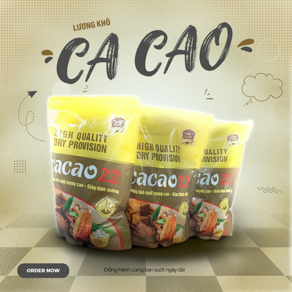 Lương khô cacao viên mini túi Zip 690 gram | Shopee Việt Nam
