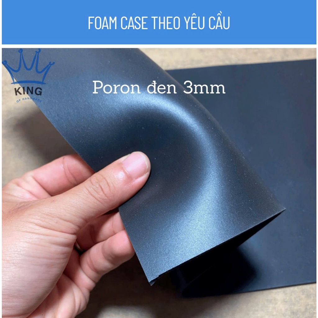 Foam Case Keyboard Theo Tên Bằng Poron Đen 2mm. | Shopee Việt Nam