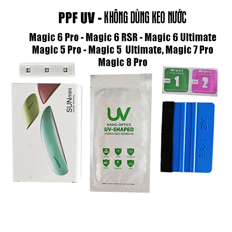 (Magic 8 Pro) Miếng dán màn hình PPF UV Magic 6 Pro,Magic 5 Pro,Magic 6 ...