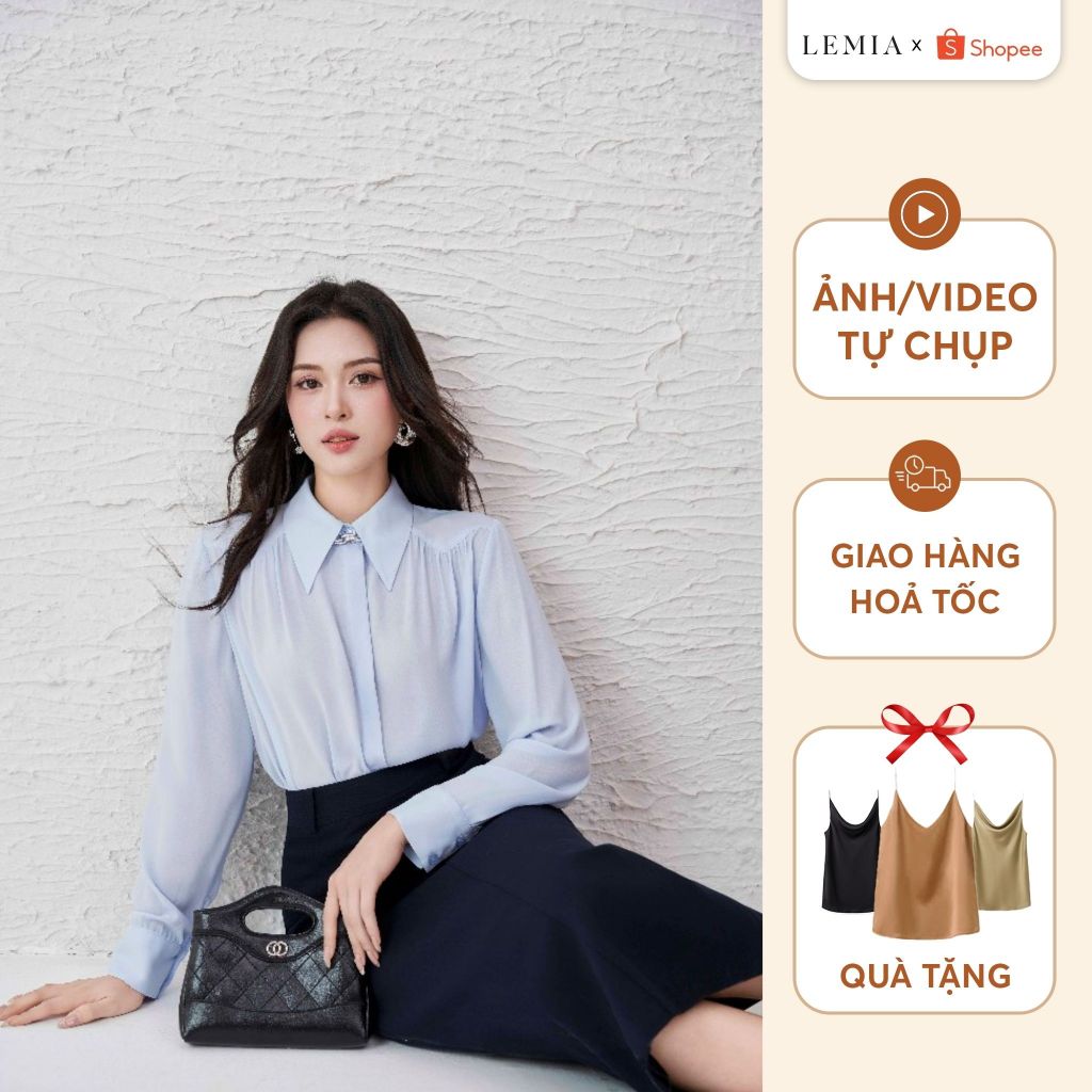 ÁO SƠ MI CAN MÍ VAI By LEMIA Design – Mã 25A349 | Shopee Việt Nam