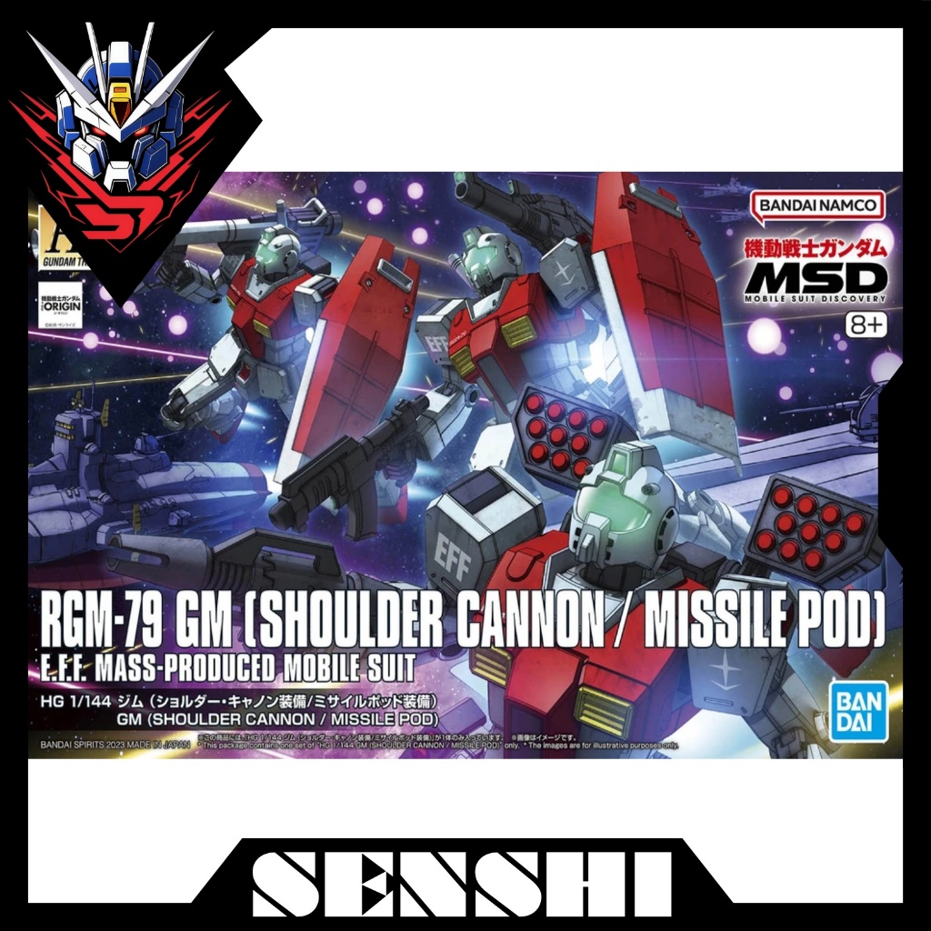 Mô Hình Lắp Ráp HG GTO RGM-79 GM (Shoulder Cannon/Missile Pod) | Shopee ...