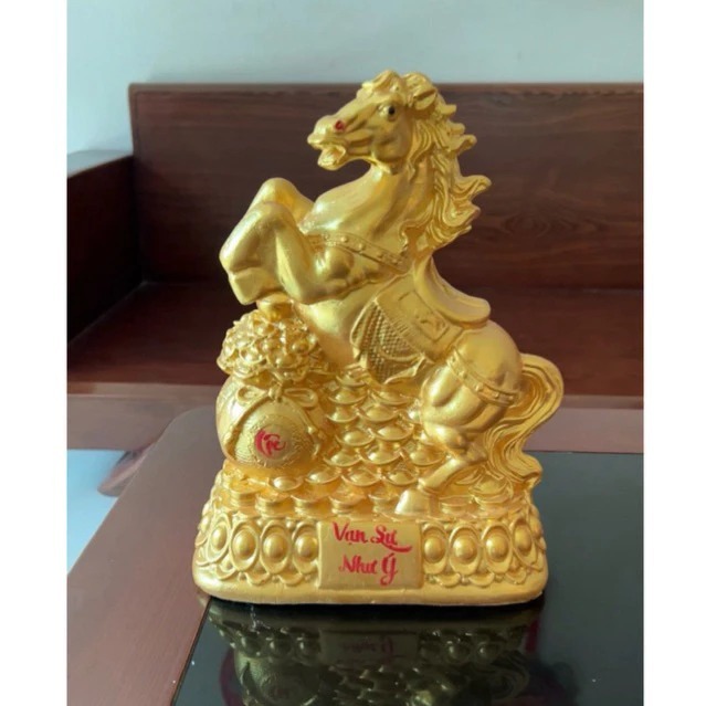 Heo đất Ngựa vàng Tài Lộc Ngựa tết Vạn Sự Như Ý h, tiết kiệm con giáp . Vật phẩm trang trí may ...