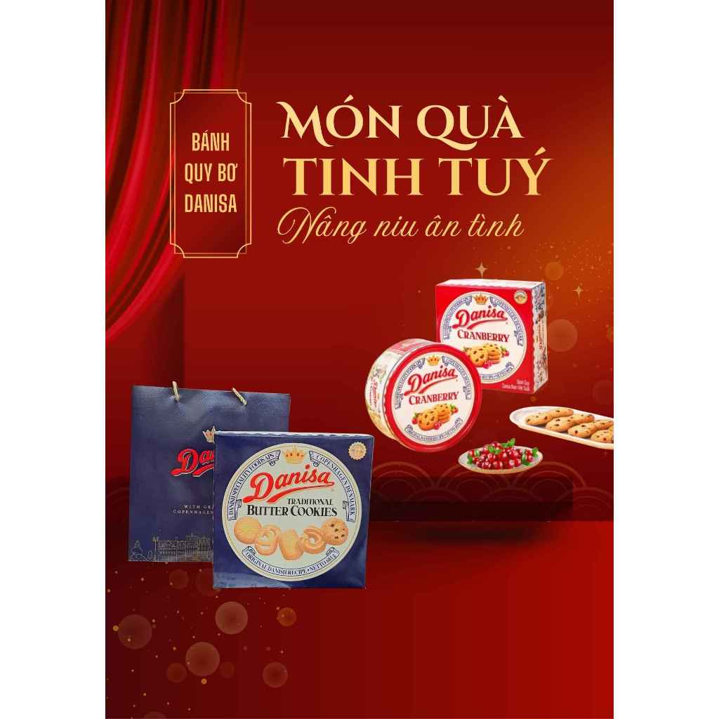 Danisa - Bánh Quy Bơ HT 200g, 454g, 681g, 908g& Bánh Danisa Cranberry ...
