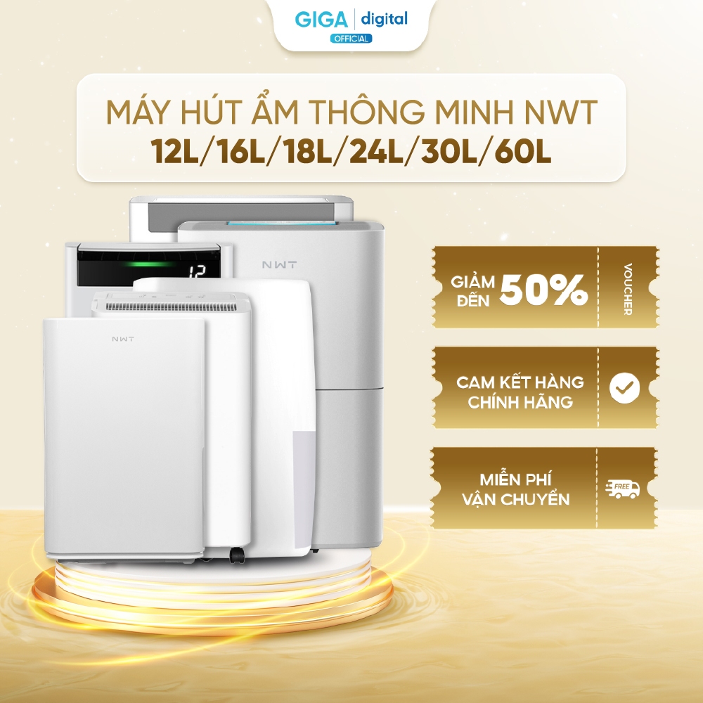 Máy hút ẩm thông minh Lumias New Widetech 12L/16L /18L/ 24L /30L/60L ...