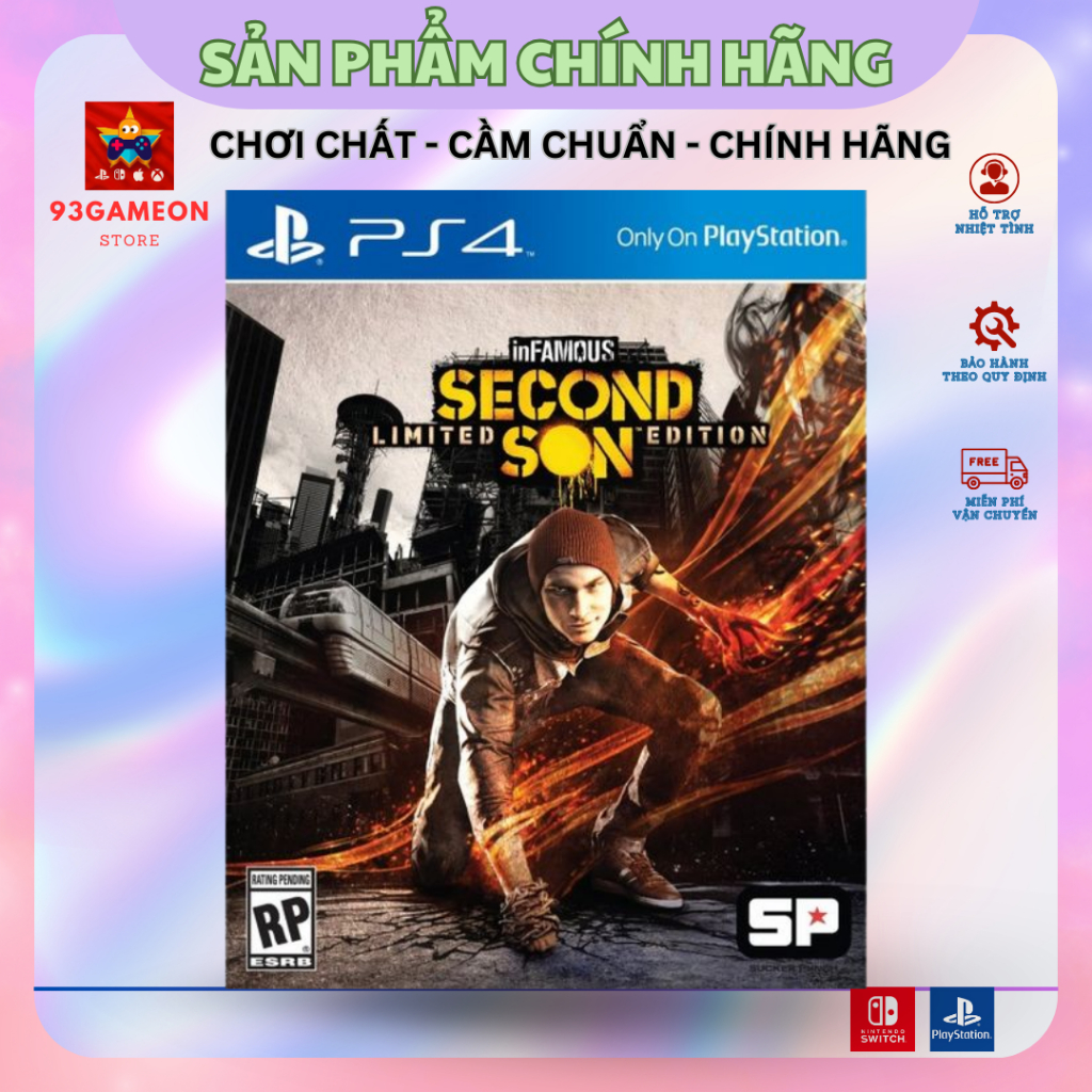 Đĩa Game PS4: Infamous Second Son | Shopee Việt Nam