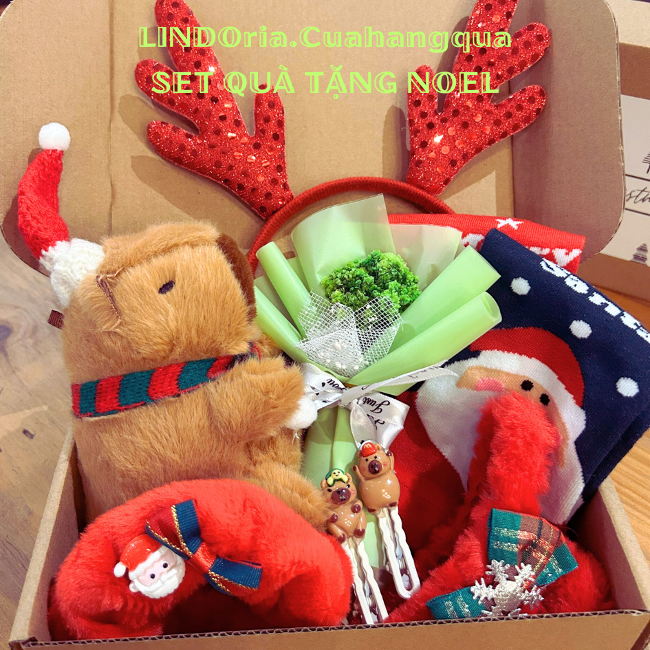 Set Quà Noel Cute LINDORia, Quà tặng Giáng Sinh Cho người yêu, bạn bè ...