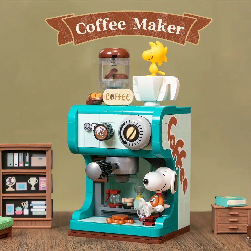 PANTASY Xếp hình PEANUTS Snoopy Pantasy: Coffee Maker - Snoopy và máy ...